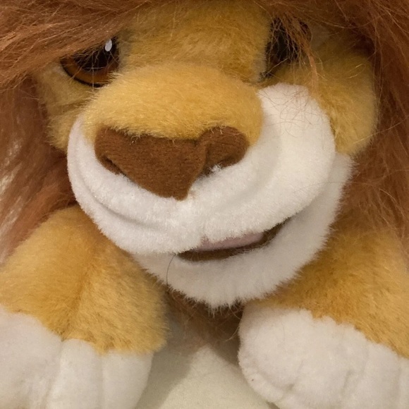 Mattel | Toys | Authentic The Lion King Simba Roaring Plush Vintage 993 ...